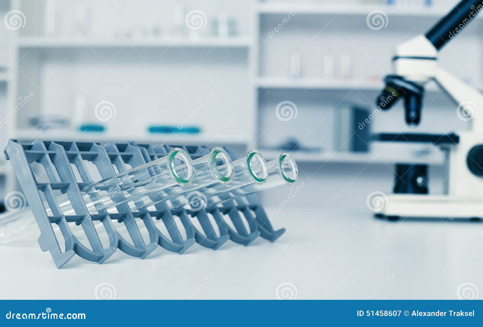 Laboratory Microscope Lens.modern Microscopes in a Stock Image - Image ...