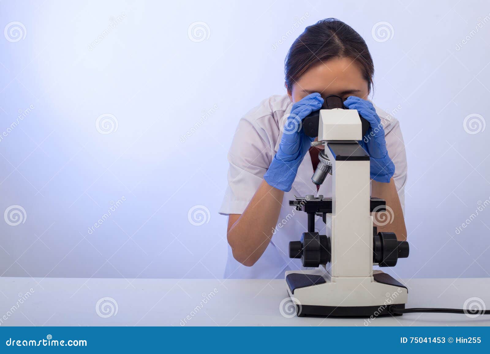 Laboratory Microscope Research. Stock Image - Image of pharmaceutical ...
