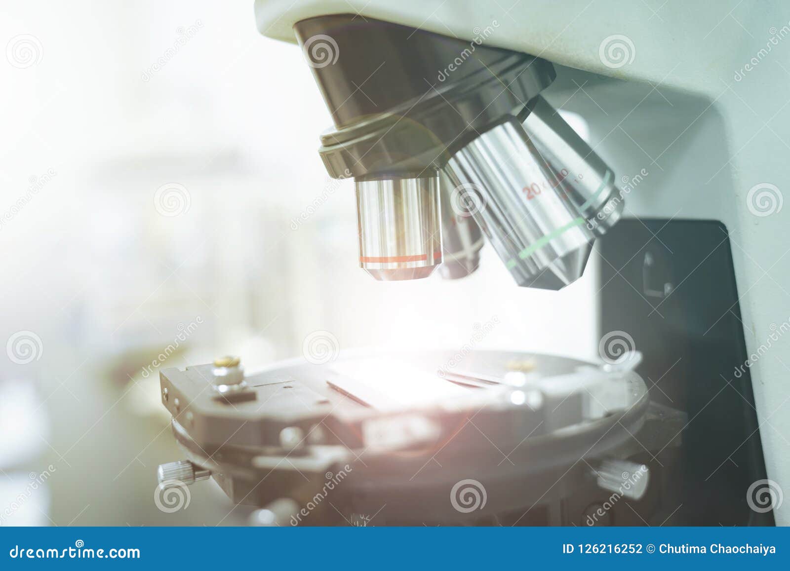 Laboratory Microscope, Science and Research Concept Stock Photo - Image ...