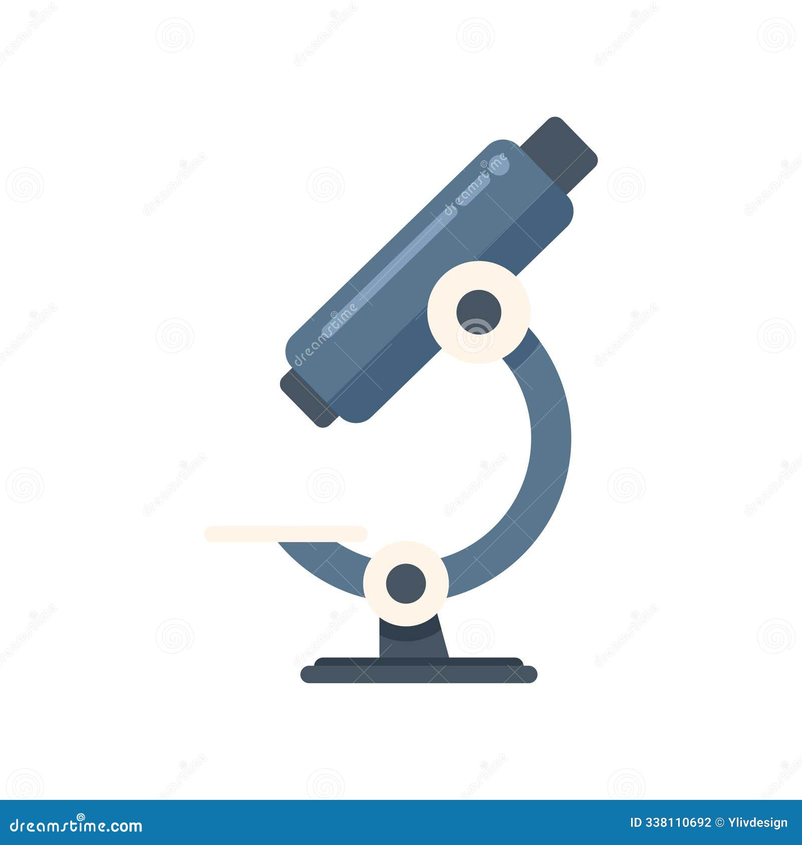 Laboratory Microscope Standing on a Table for Scientific Research Stock ...