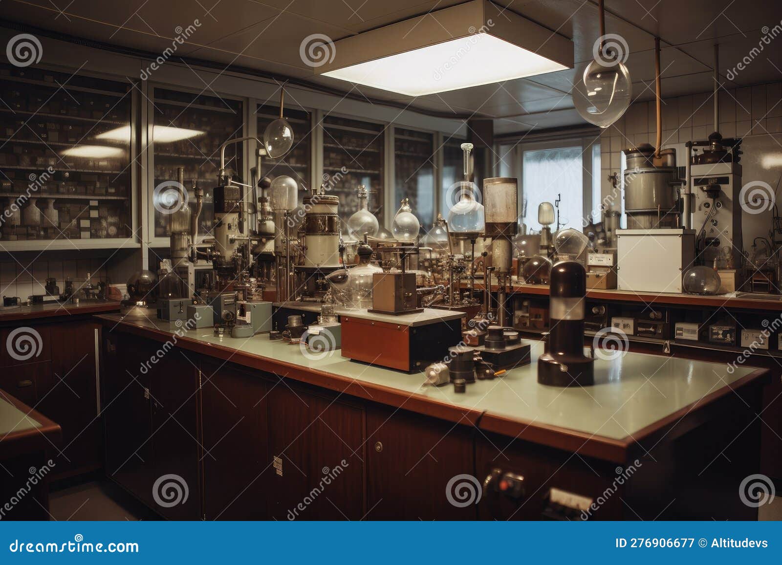 A Laboratory with a Mix of Old and New Equipment, Reflecting the ...