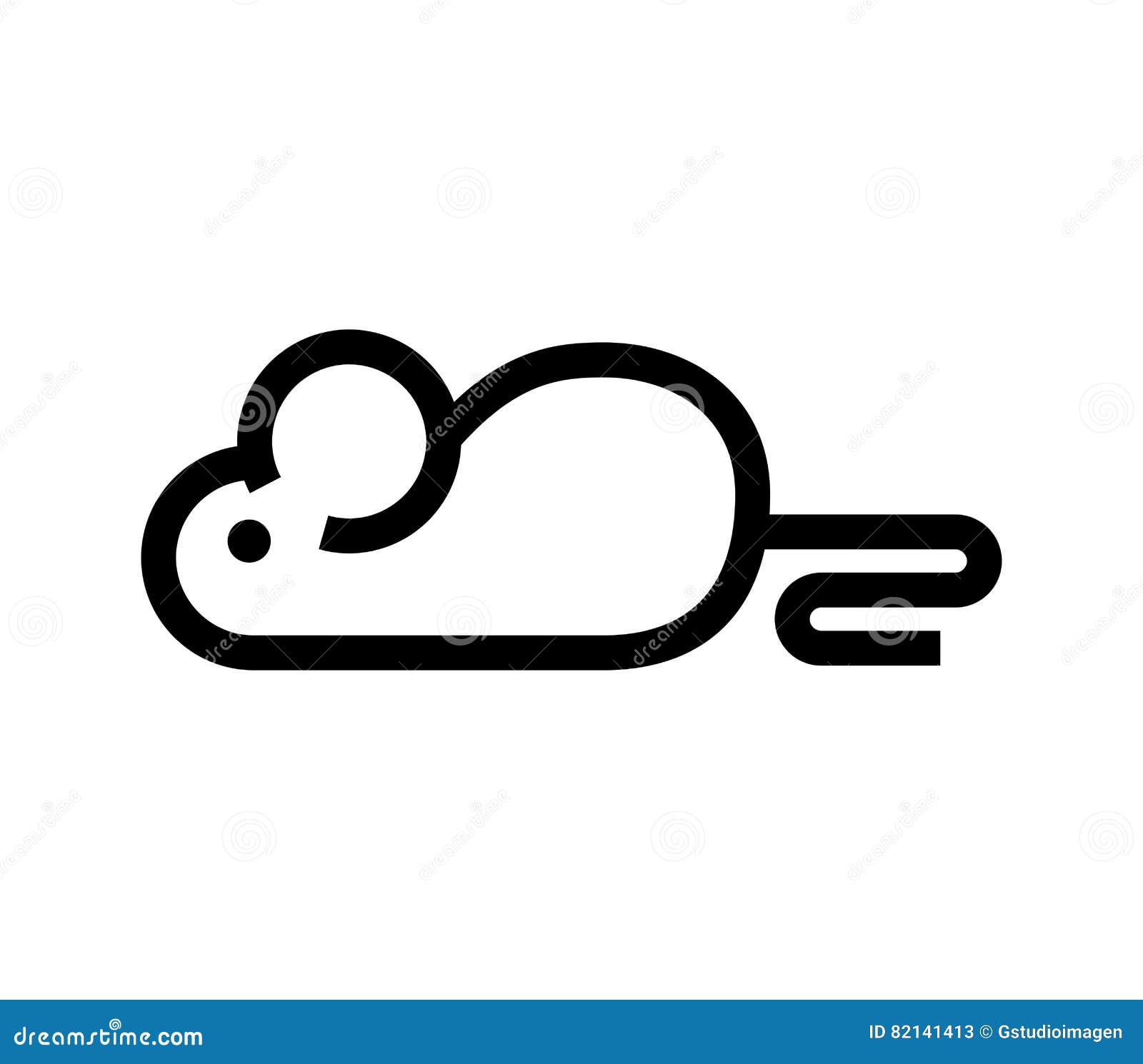 Laboratory Mouse Isolated Icon Stock Illustration - Illustration of ...