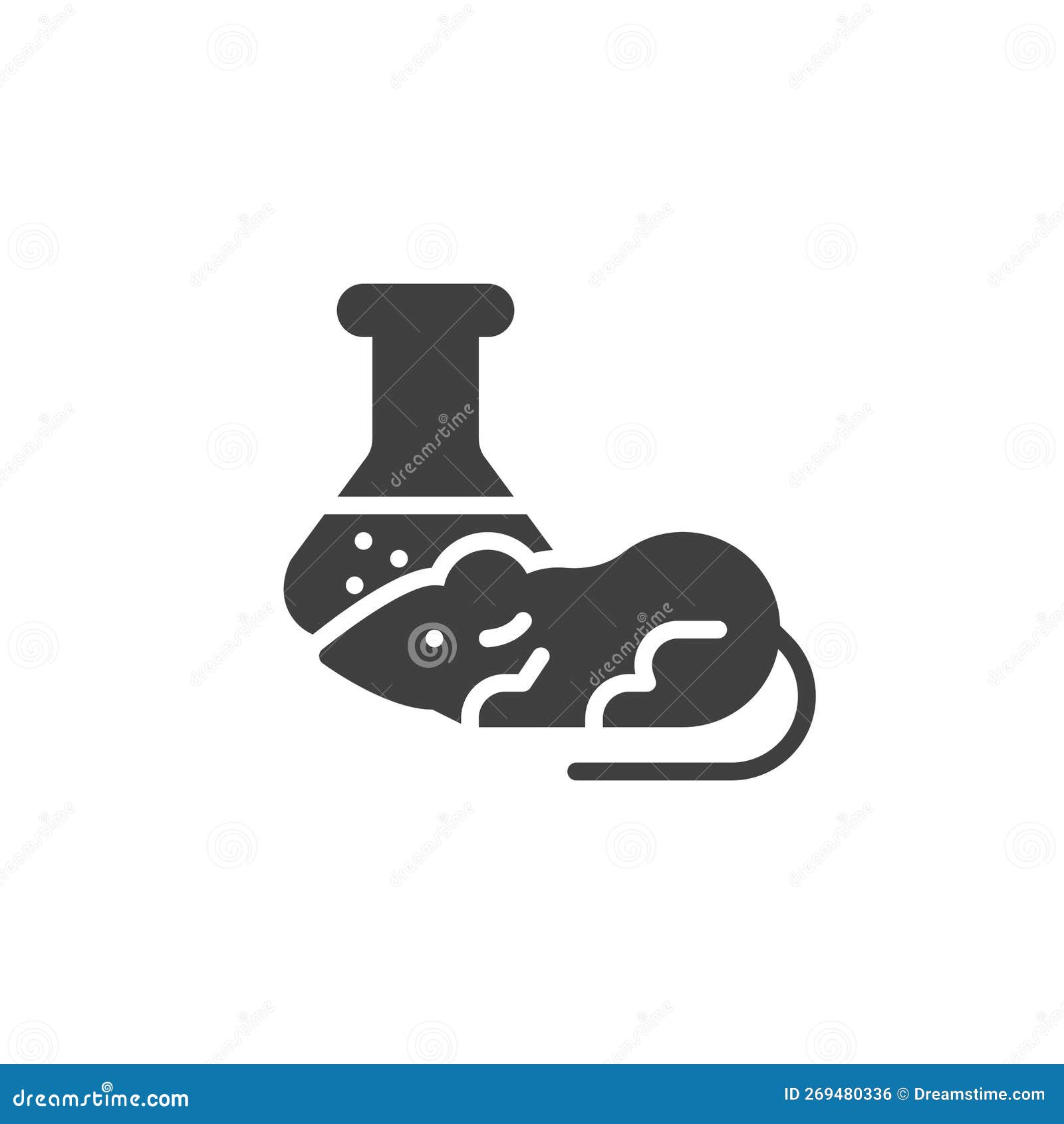 Laboratory Mouse Vector Icon Stock Vector - Illustration of pixel ...
