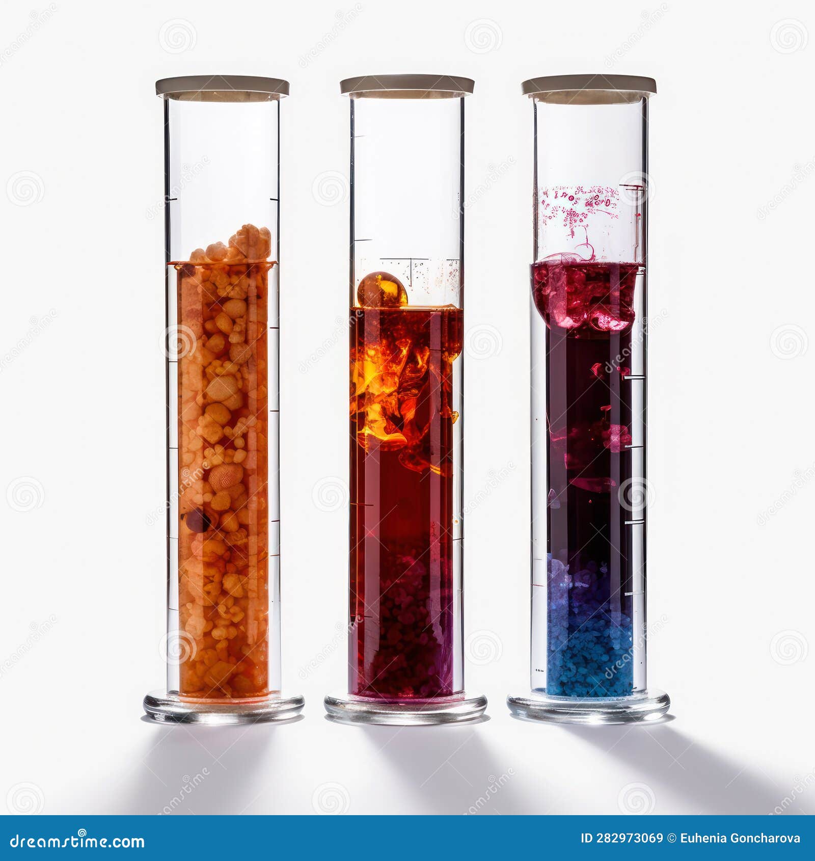 Laboratory Multi-colored Samples of Bacteria and Microorganisms in ...