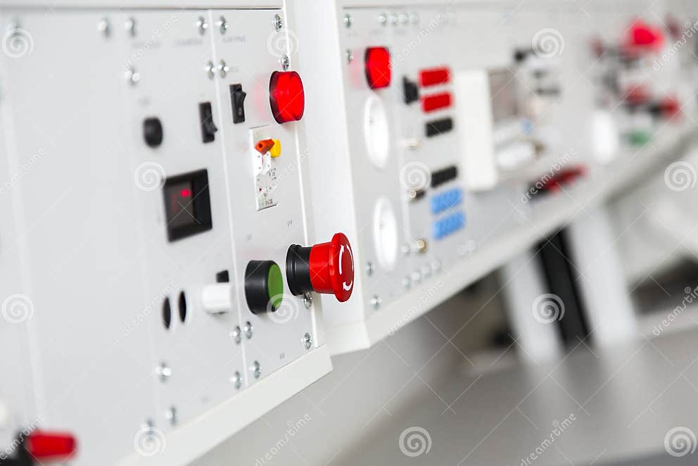 Laboratory Panel Ready for Testing Stock Image - Image of digital ...