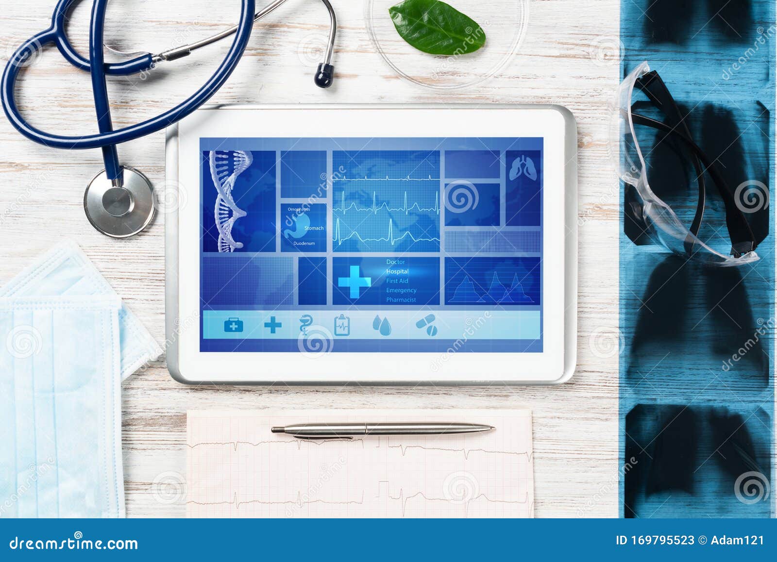 Laboratory Result of Patient Examination Stock Image - Image of ...