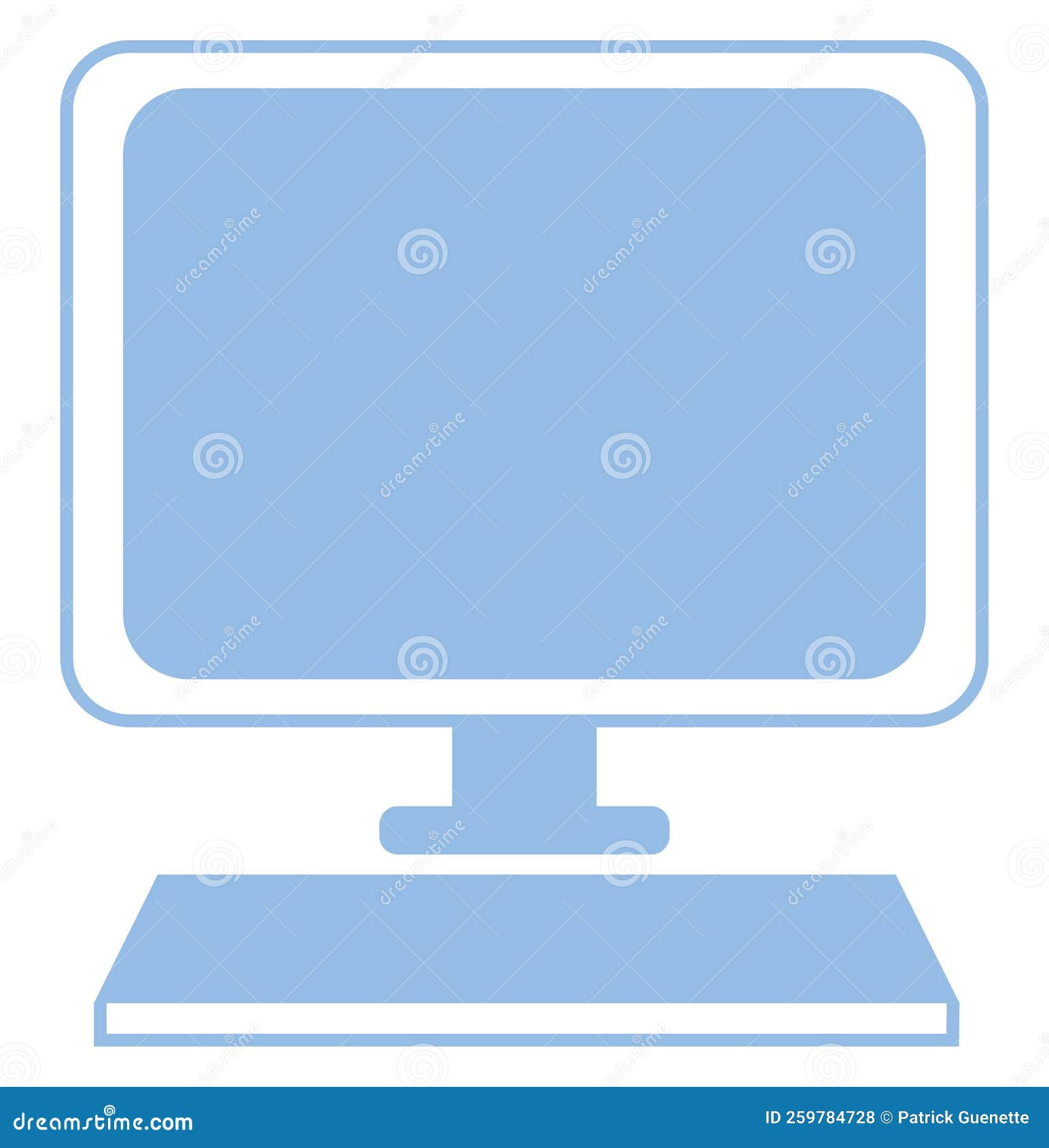 Laboratory PC, icon stock vector. Illustration of science - 259784728