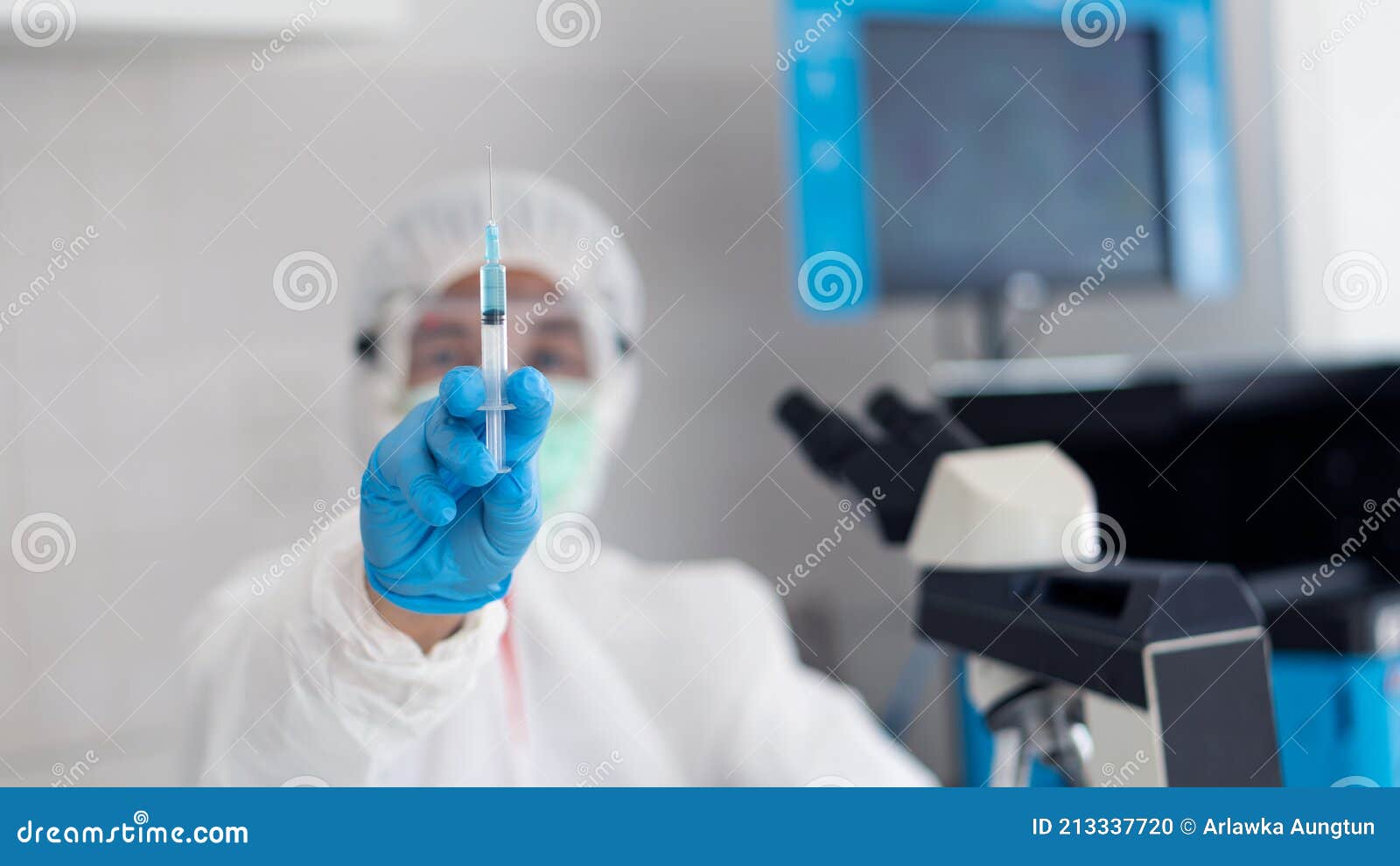 Laboratory Pharmacological Research Scientists Develop Vaccines, a ...