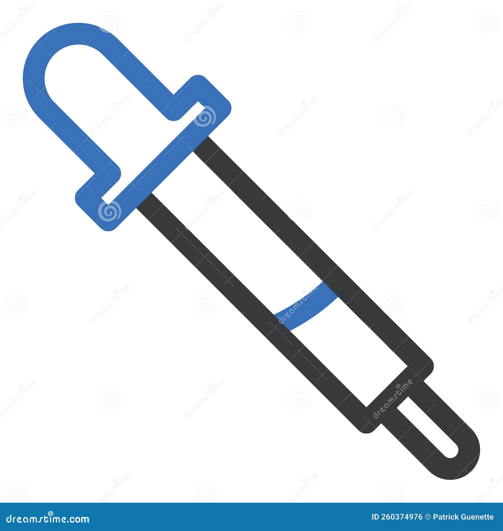 Laboratory pipette, icon stock vector. Illustration of technology ...