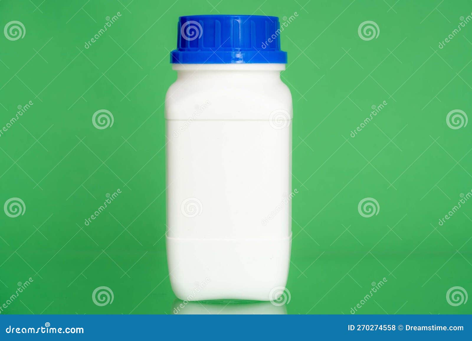 Laboratory Plastic Jar for Chemical Elements and Substances with Empty ...