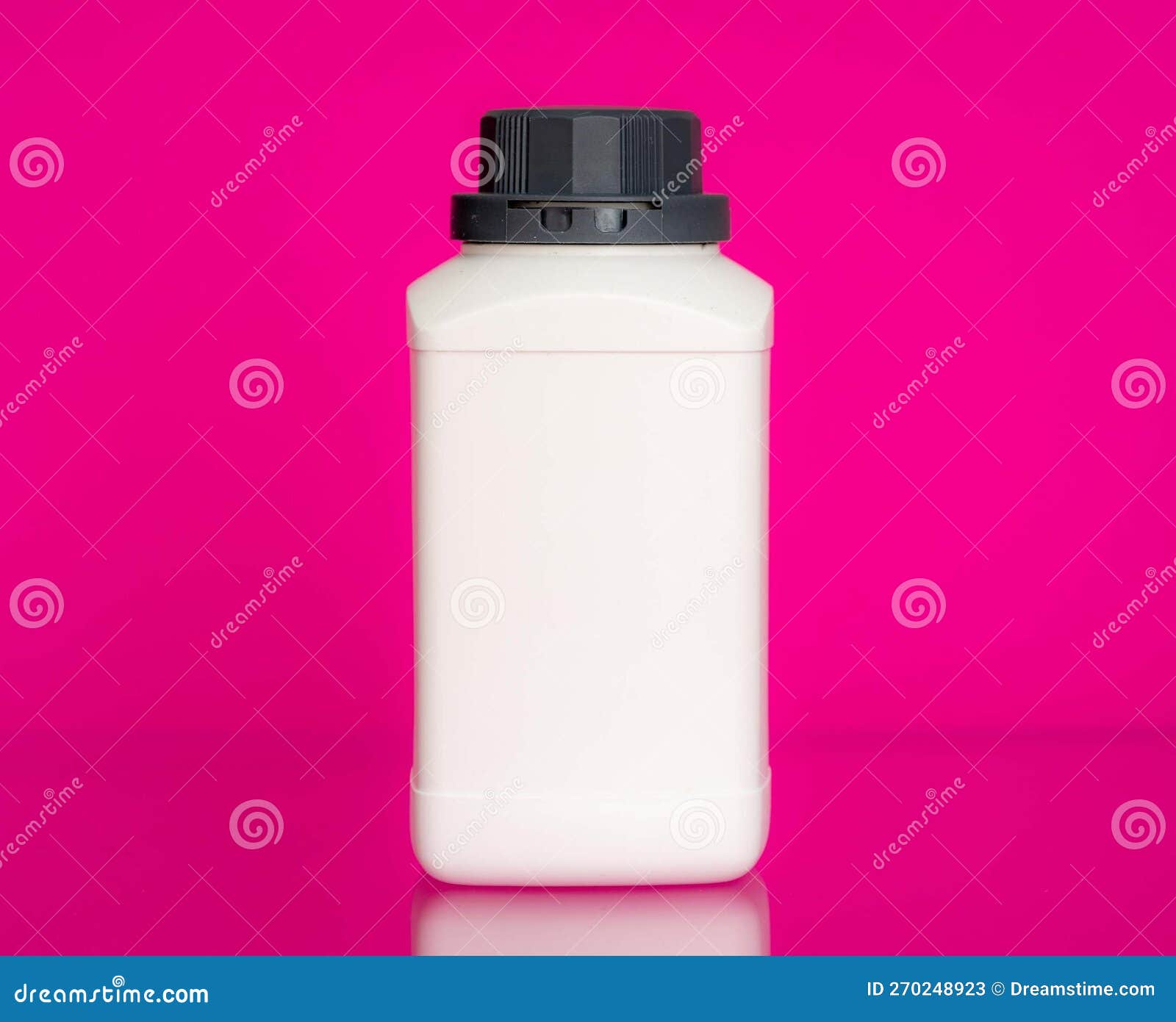 Laboratory Plastic Jar for Chemical Elements and Substances with Empty ...