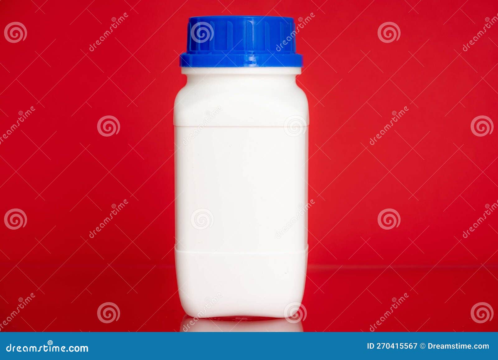 Laboratory Plastic Jar for Chemical Elements and Substances with Empty ...