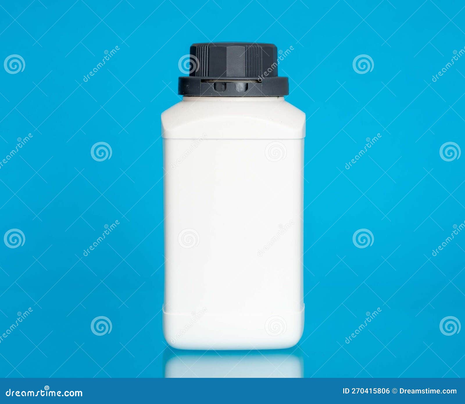 Laboratory Plastic Jar for Chemical Elements and Substances with Empty ...