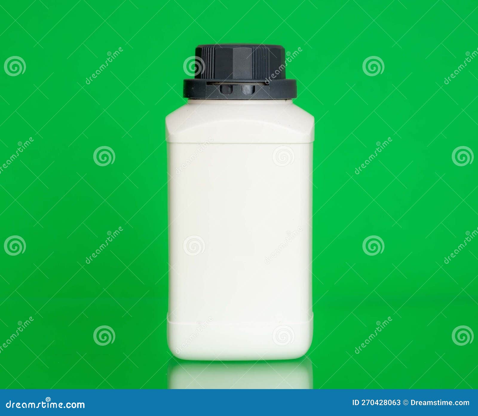 Laboratory Plastic Jar for Chemical Elements and Substances with Empty ...