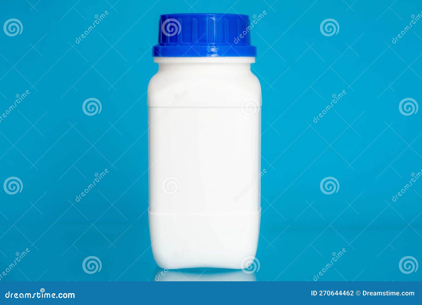 Laboratory Plastic Jar for Chemical Elements and Substances with Empty ...