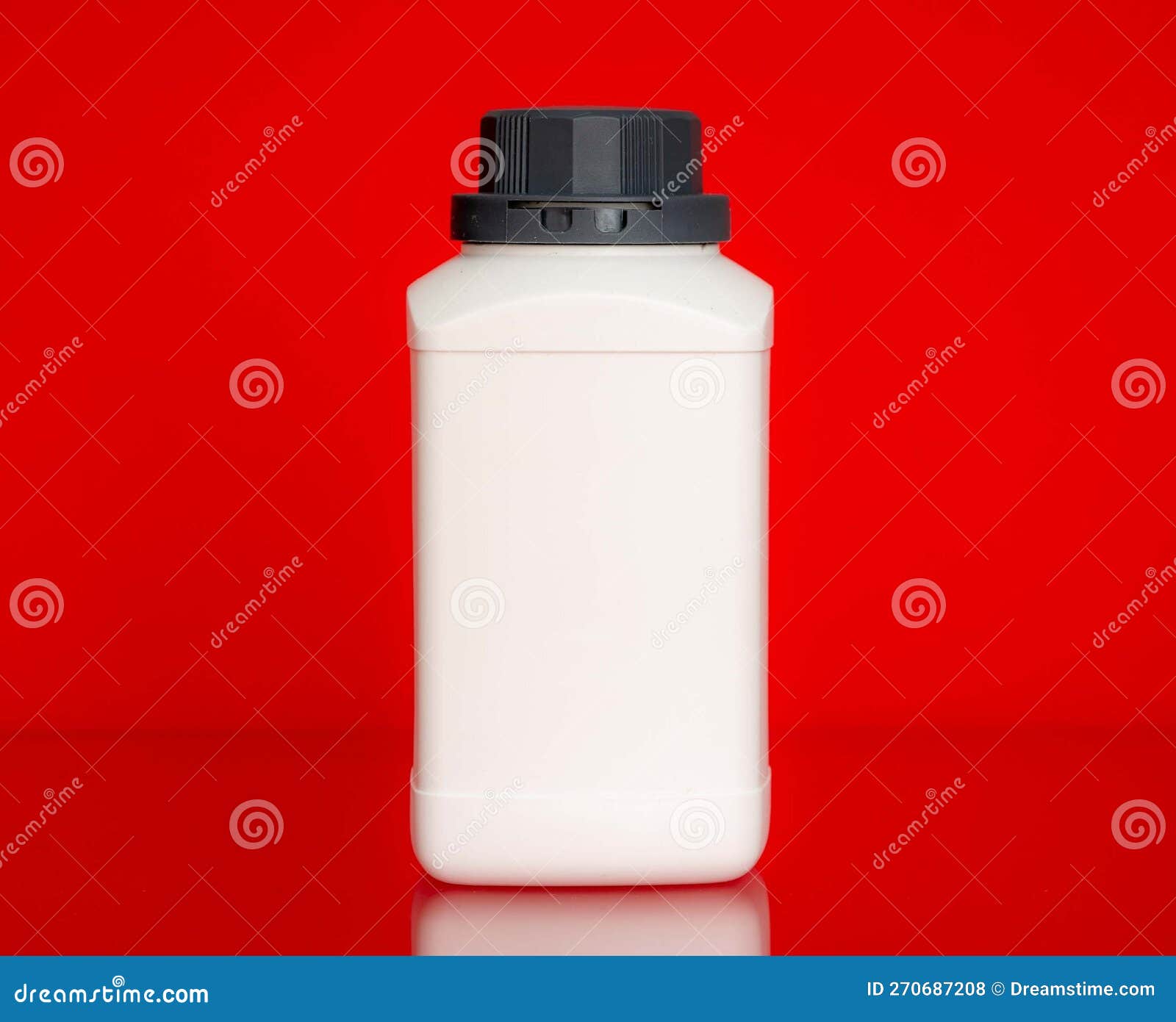 Laboratory Plastic Jar for Chemical Elements and Substances with Empty ...