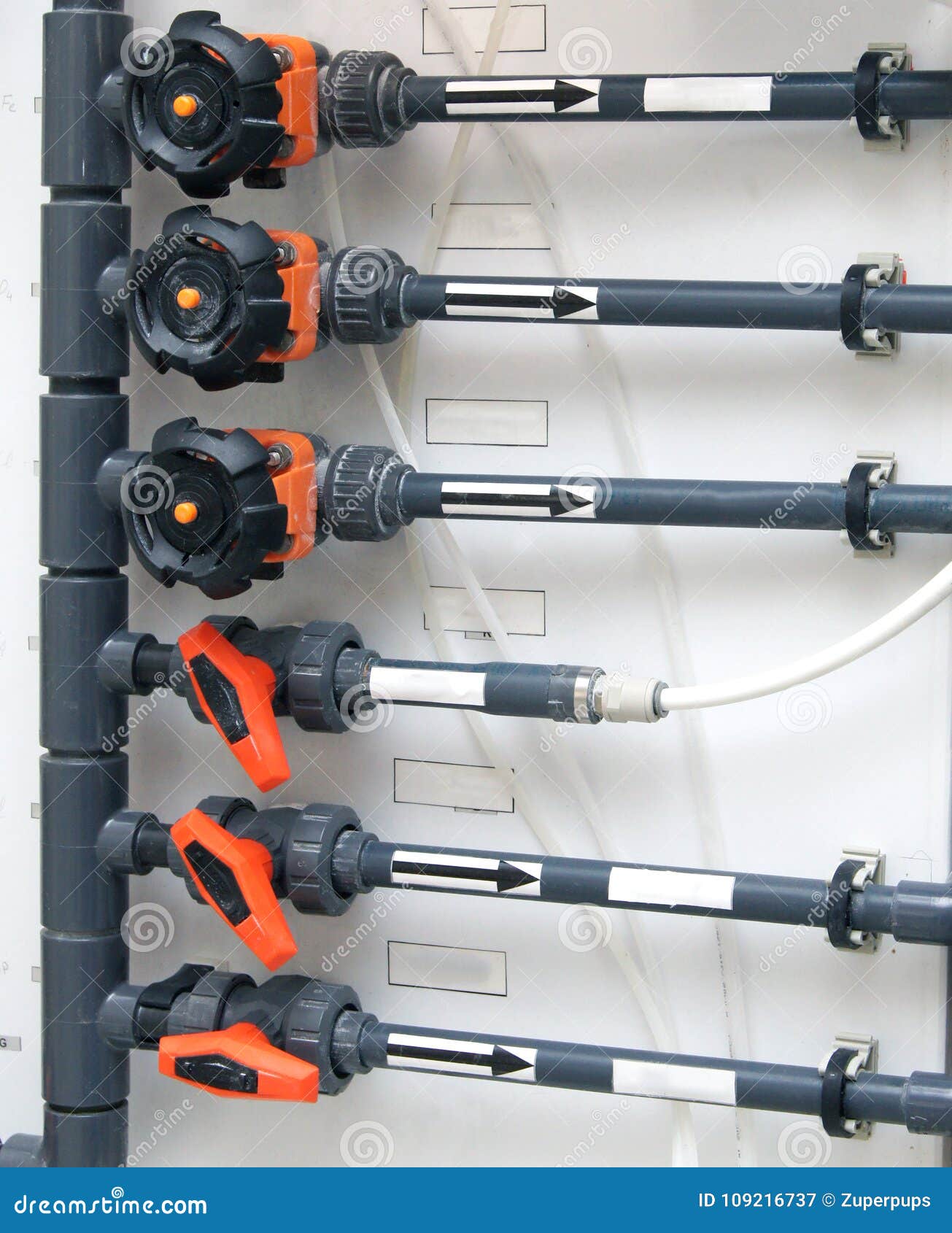 Laboratory Polypropylene Pipes Stock Image - Image of object, container ...