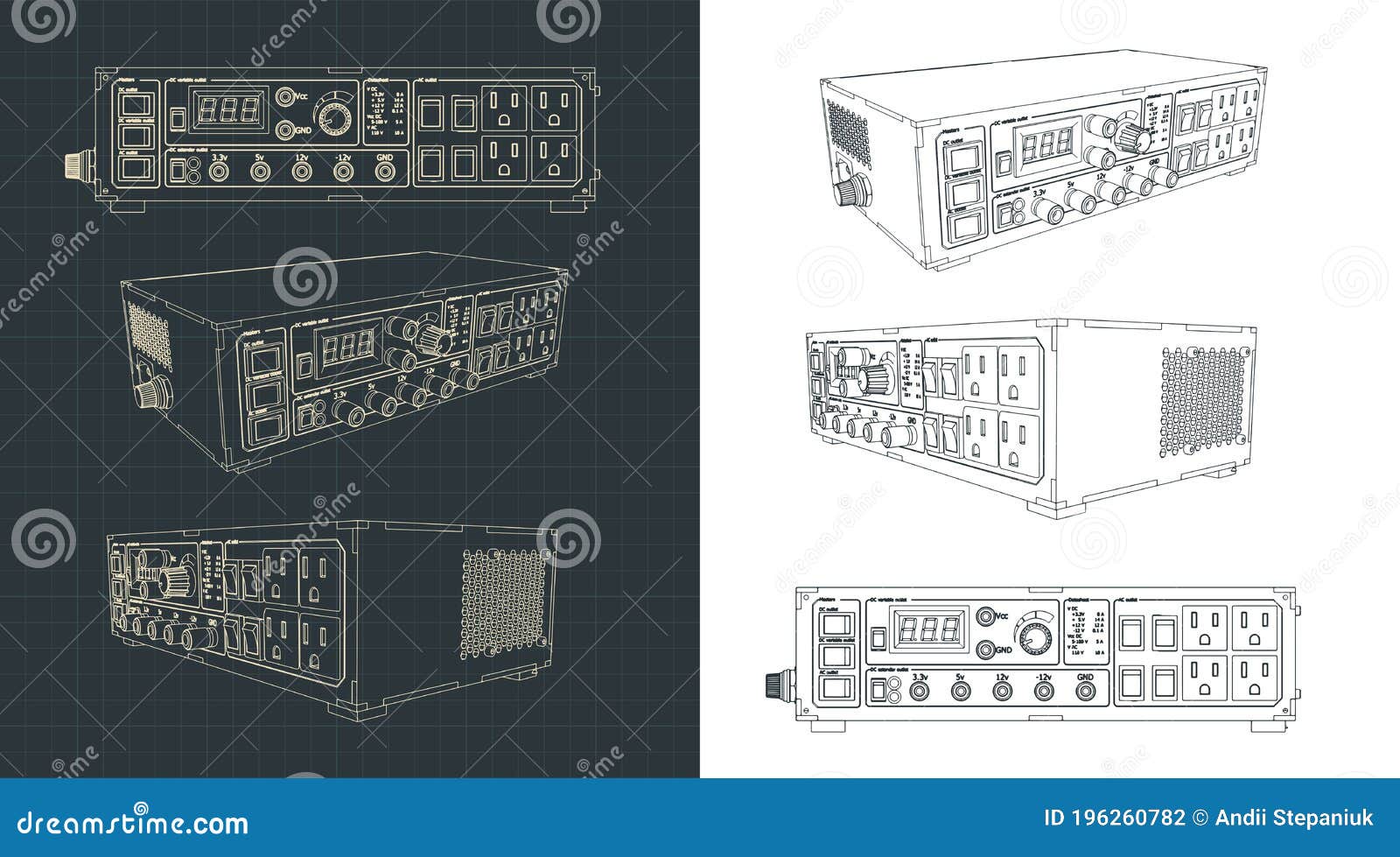 Laboratory Power Supply Illustrations Stock Vector - Illustration of ...
