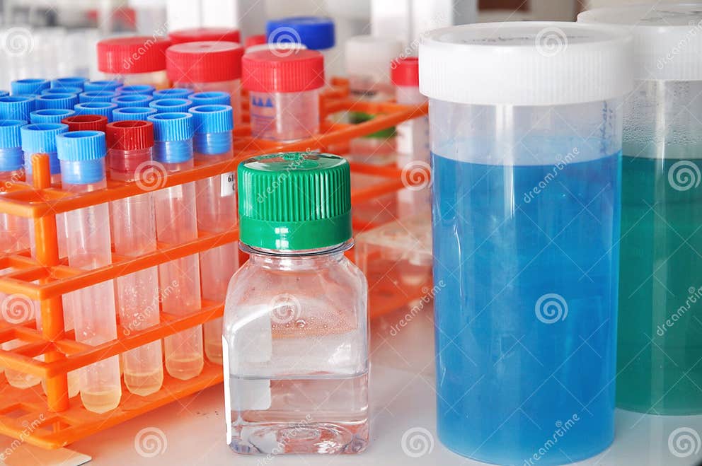 Laboratory reagents stock photo. Image of equipment, paternity - 24900830