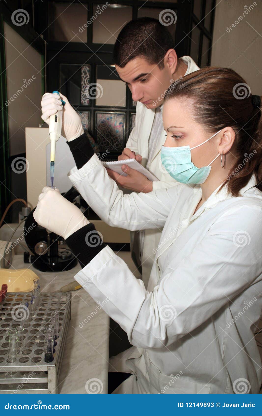 Laboratory research stock image. Image of human, dose - 12149893