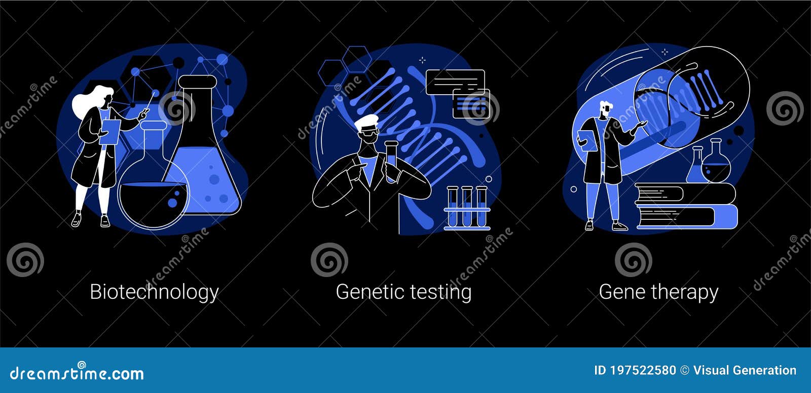 Laboratory Research Abstract Concept Vector Illustrations. Stock Vector ...