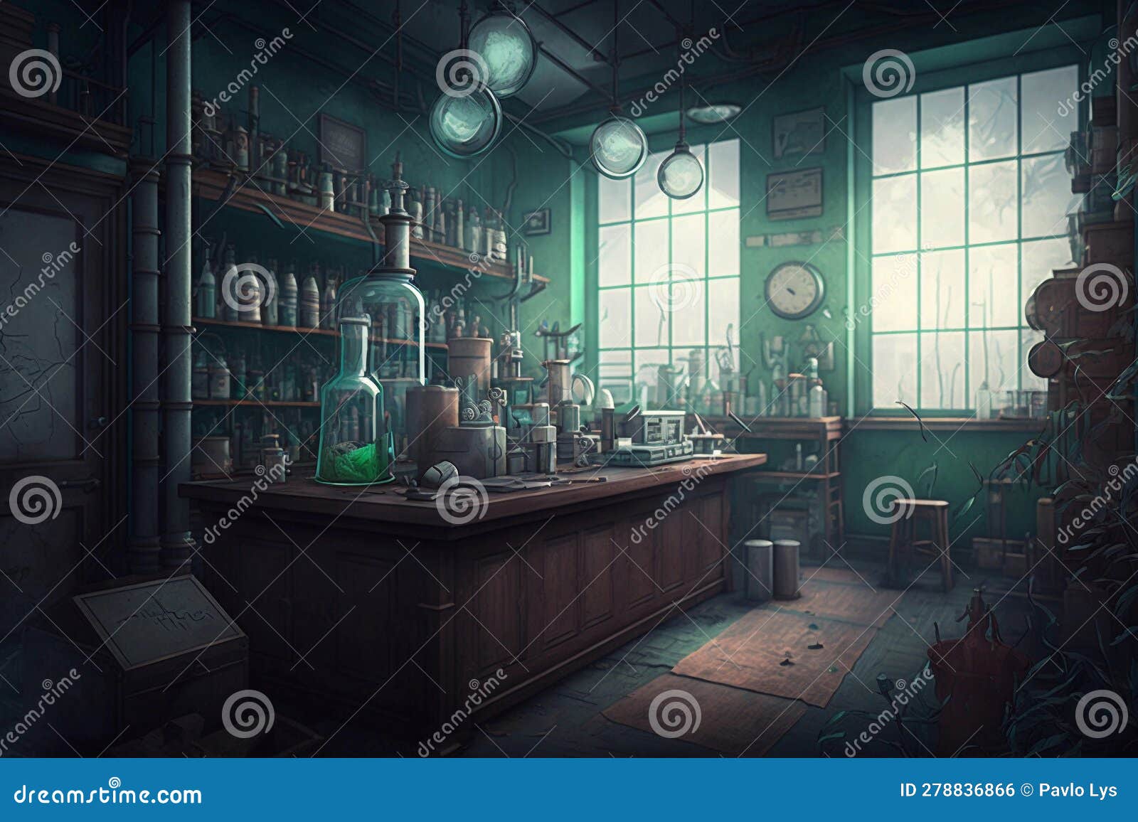 Laboratory and Research. AI Generated Stock Illustration - Illustration ...