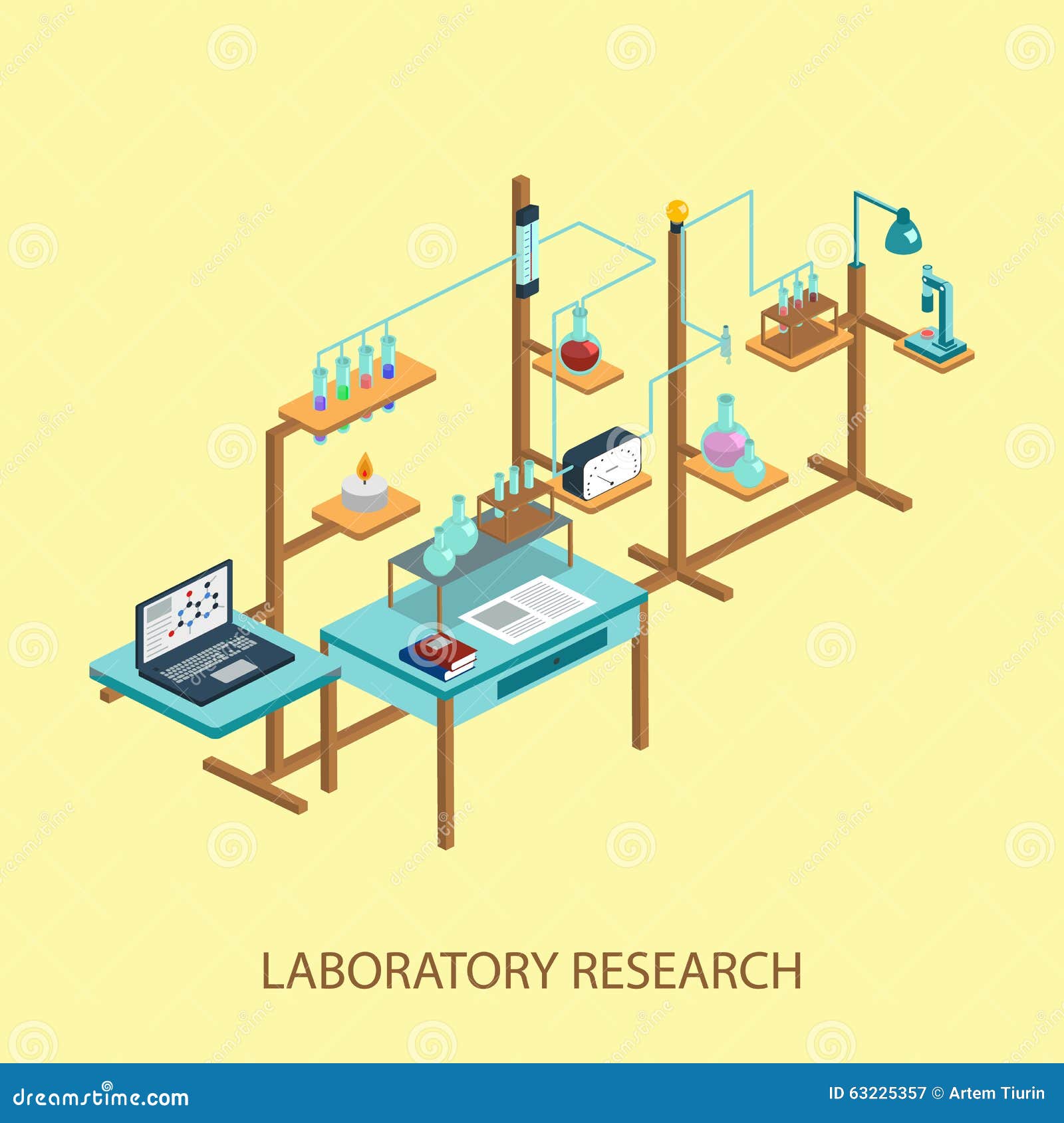 Research Chemical Flask Laboratory Drawing Icon Cartoon Vector ...