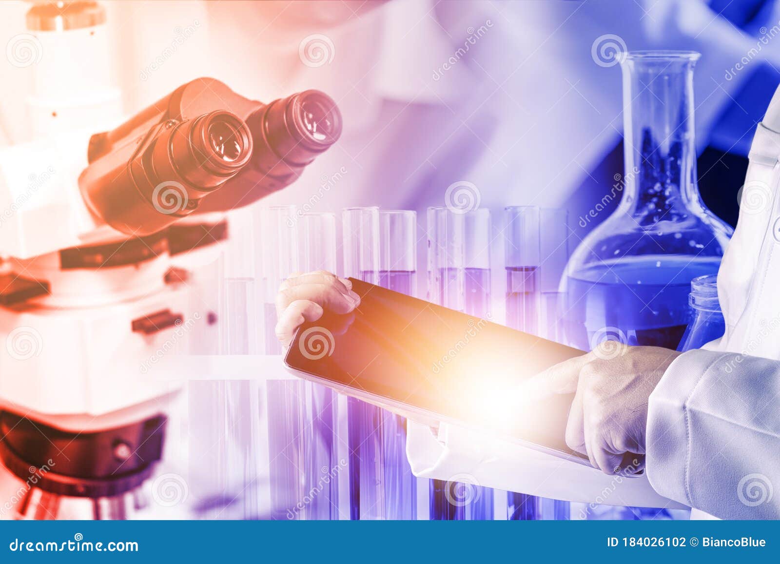 Laboratory Research and Development Industry Stock Illustration ...