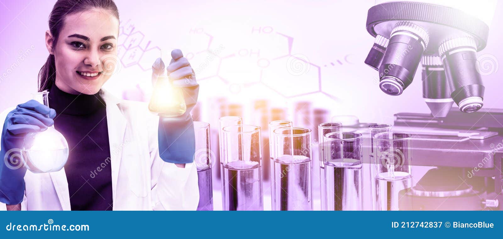 Laboratory Research and Development Industry. Stock Image - Image of ...