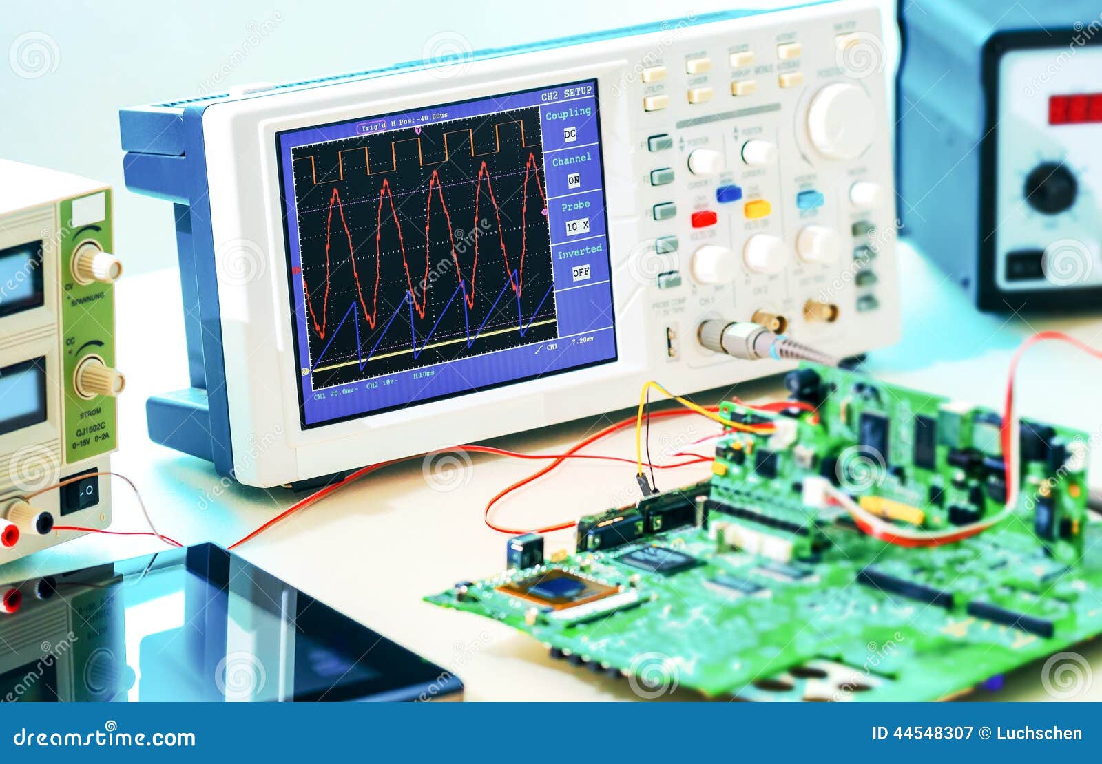 Laboratory of Research Microelectronics Stock Image - Image of ...