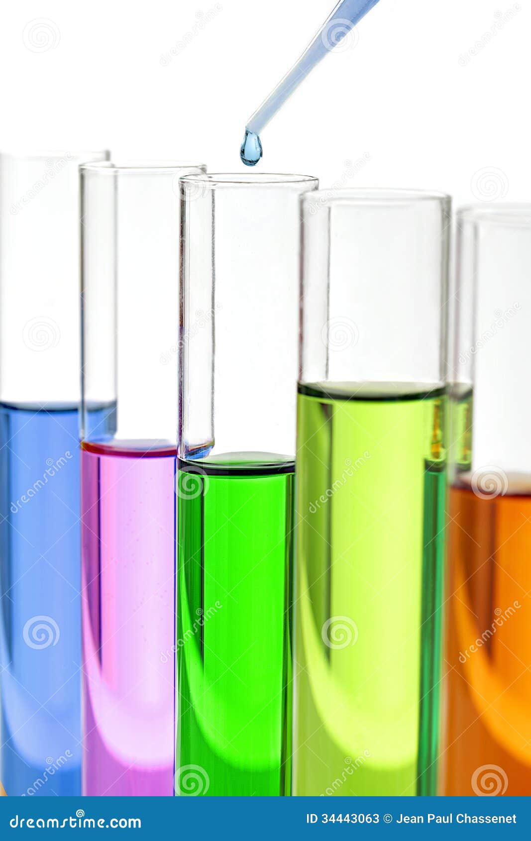 Laboratory Research -- Testing Tubs Stock Image - Image of isolated ...
