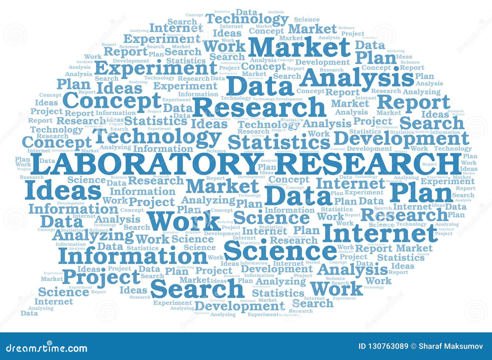 Laboratory Research Word Cloud. Stock Illustration - Illustration of ...