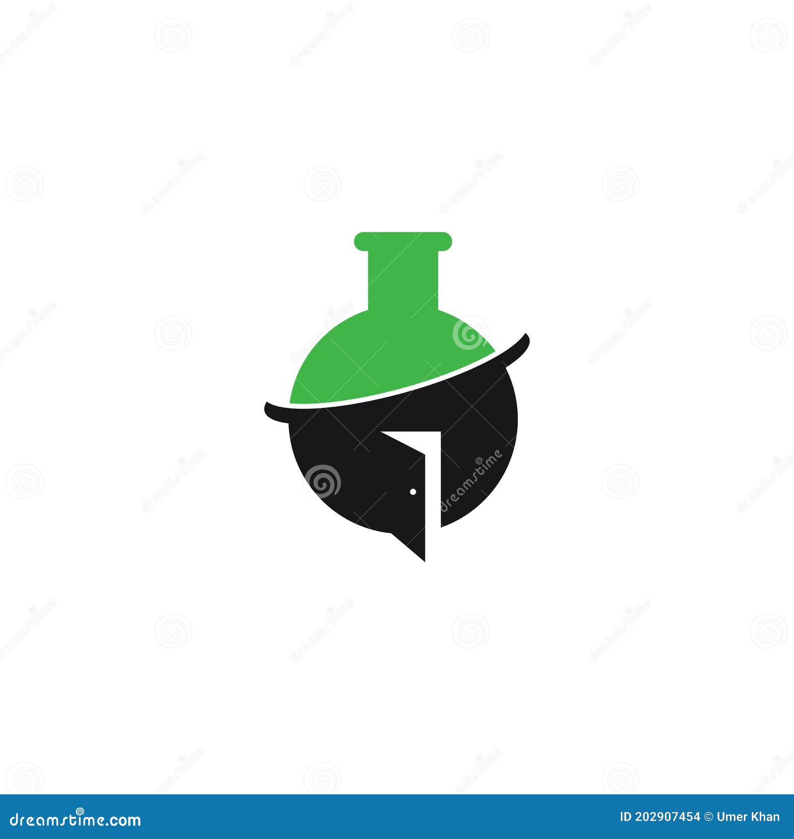 Laboratory Room Vector Logo Template. Stock Vector - Illustration of ...