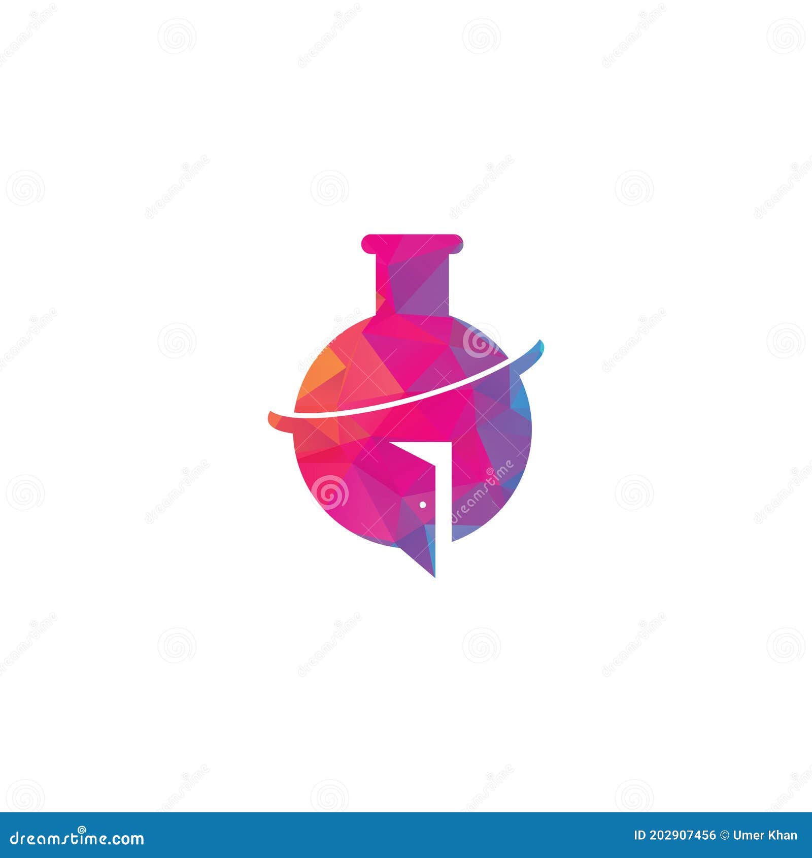 Laboratory Room Vector Logo Template. Stock Vector - Illustration of ...