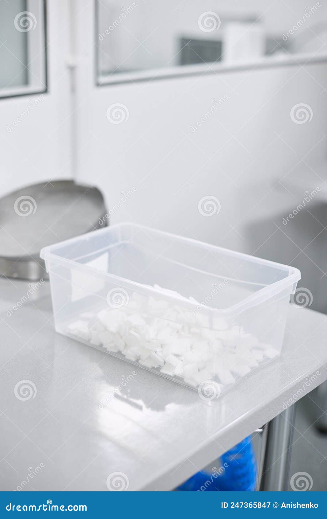 Laboratory Samples are in a Transparent Box Stock Image - Image of ...