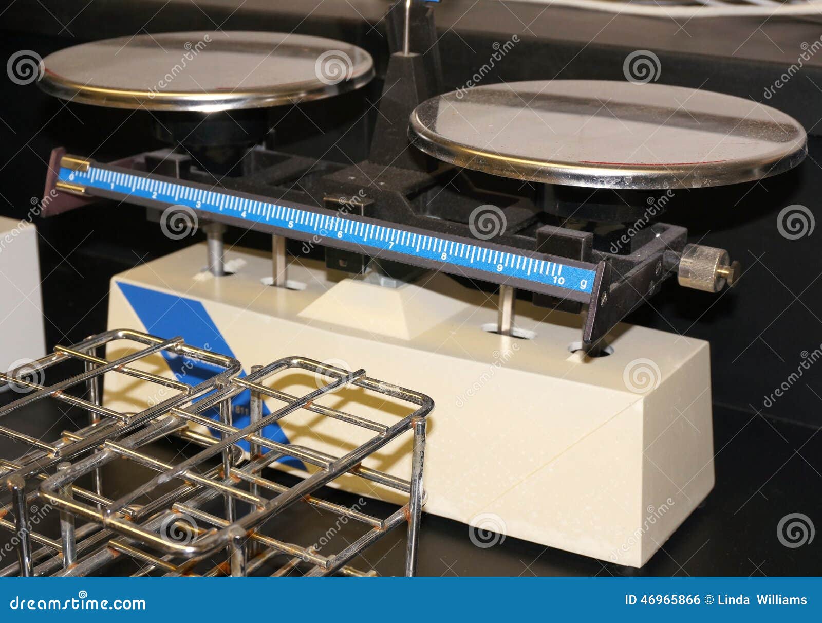 Laboratory Scale and Test Tube Rack Stock Photo - Image of instrument ...