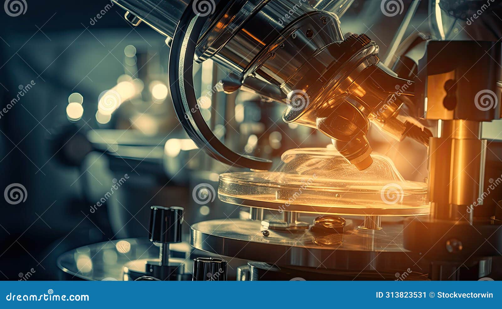 Laboratory Science Background Light Stock Illustration - Illustration ...