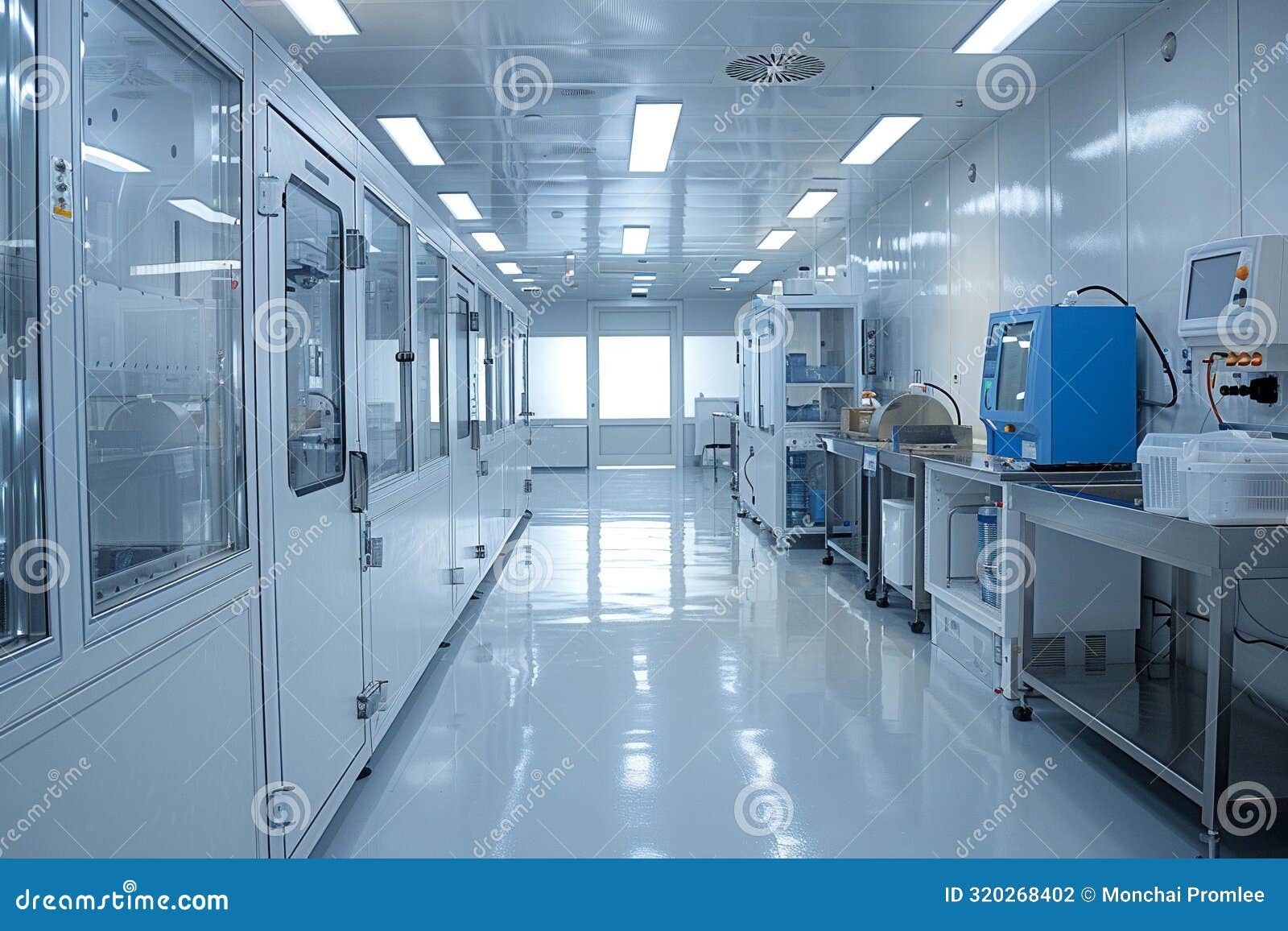 Laboratory Setting with Controlled Environment Chambers, Researchers ...