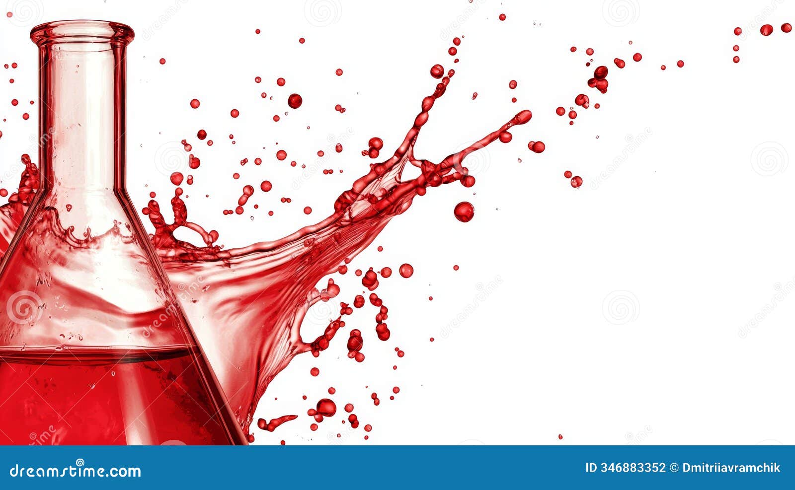 During a Laboratory Setup, There is a Glass Flask Filled with Red ...