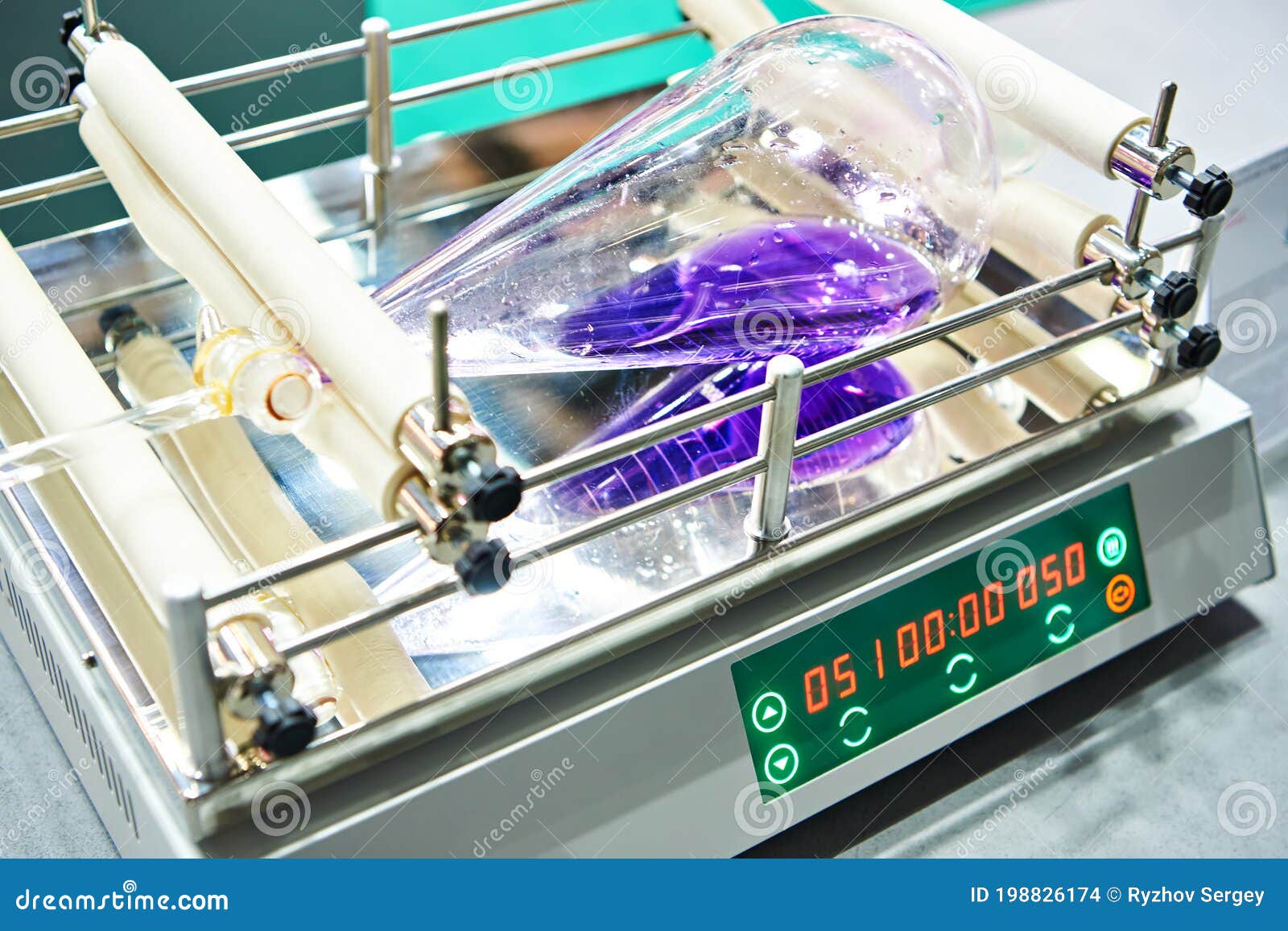Laboratory Heating Blocks With Flasks Royalty-Free Stock Photography ...