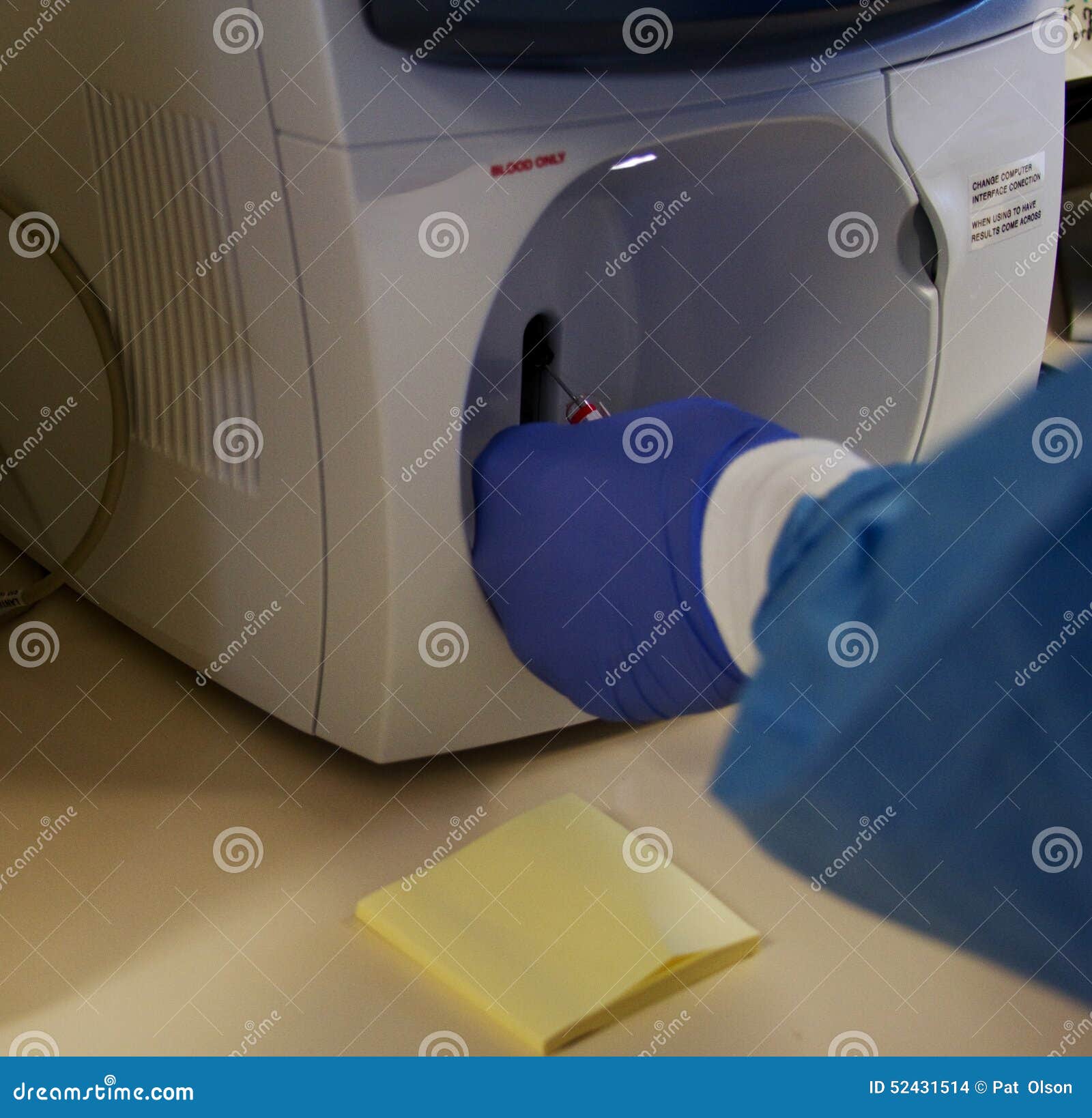 Laboratory Staff Trouble Shooting Chemistry Analyzer Royalty-Free Stock ...