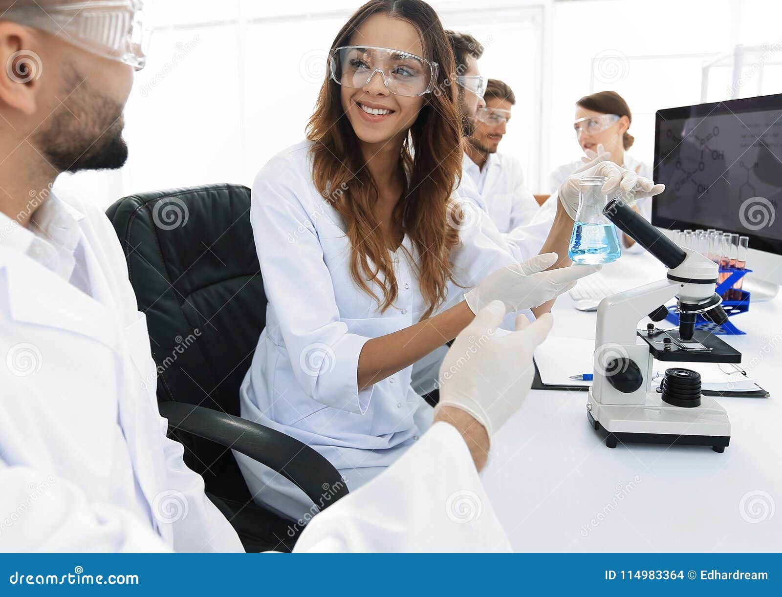 Laboratory Staff in the Workplace Stock Photo - Image of person ...