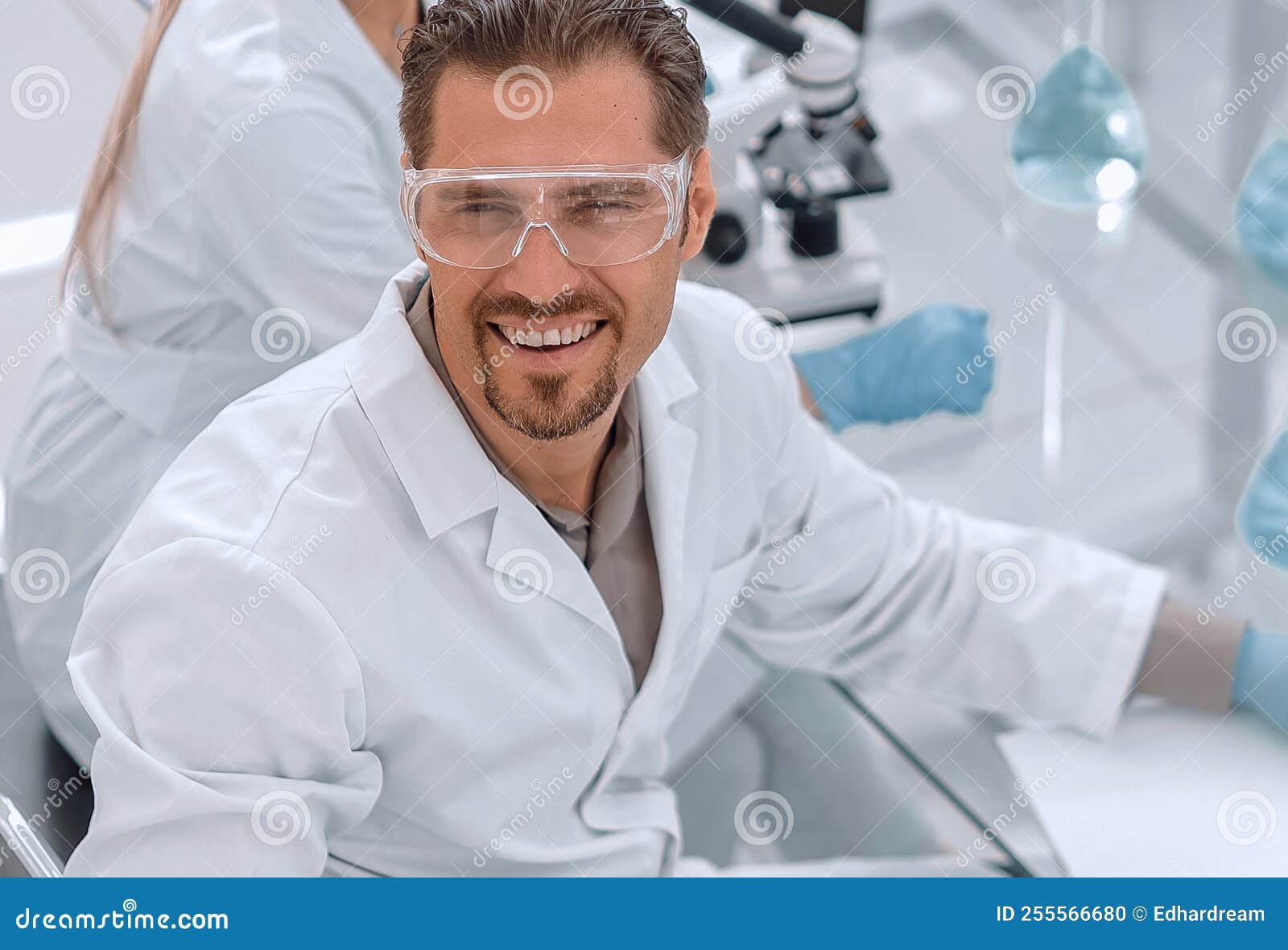 Laboratory Staff at the Workplace Stock Photo - Image of biochemistry ...