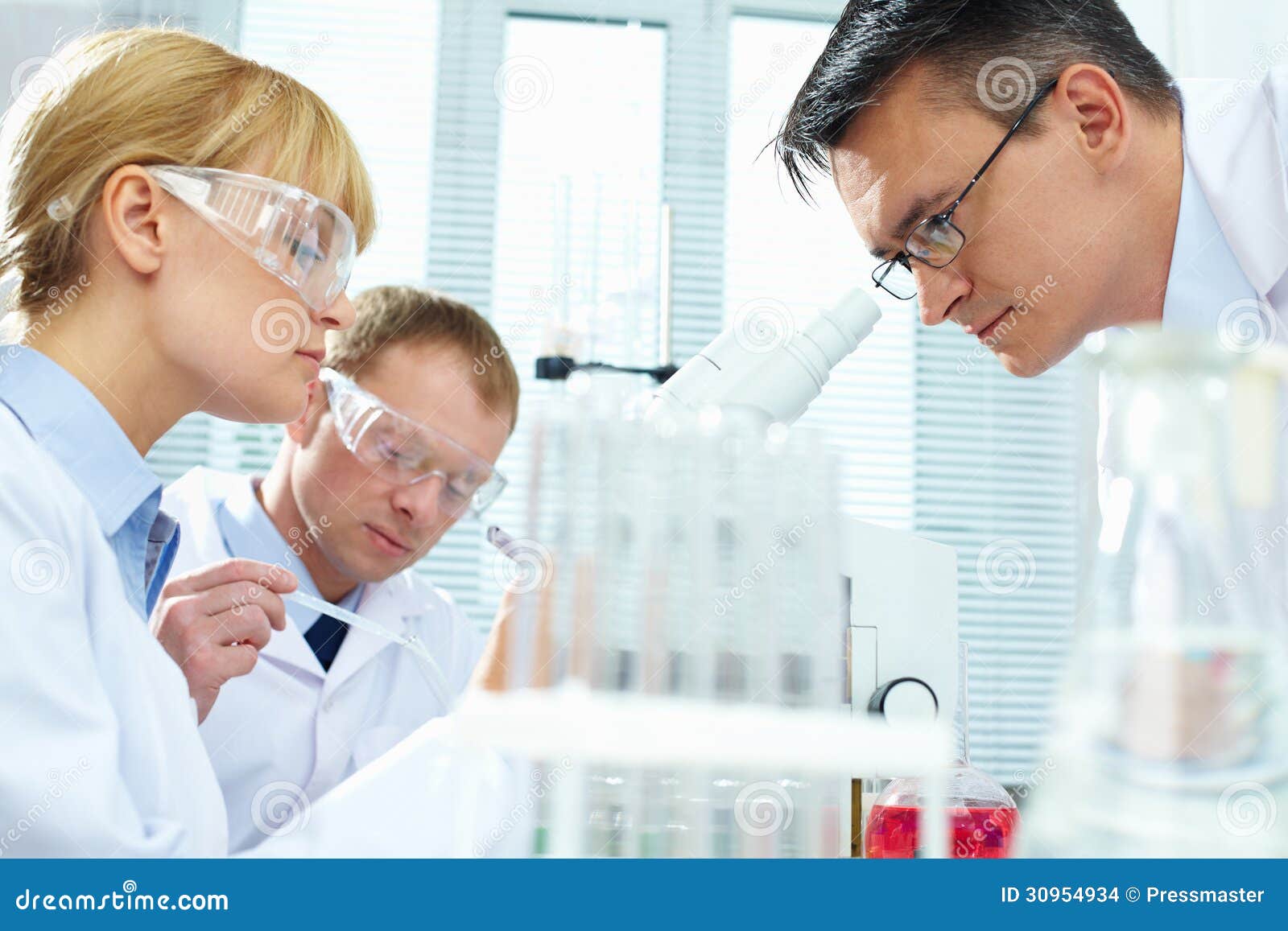 Laboratory study stock photo. Image of biohazard, chemist - 30954934