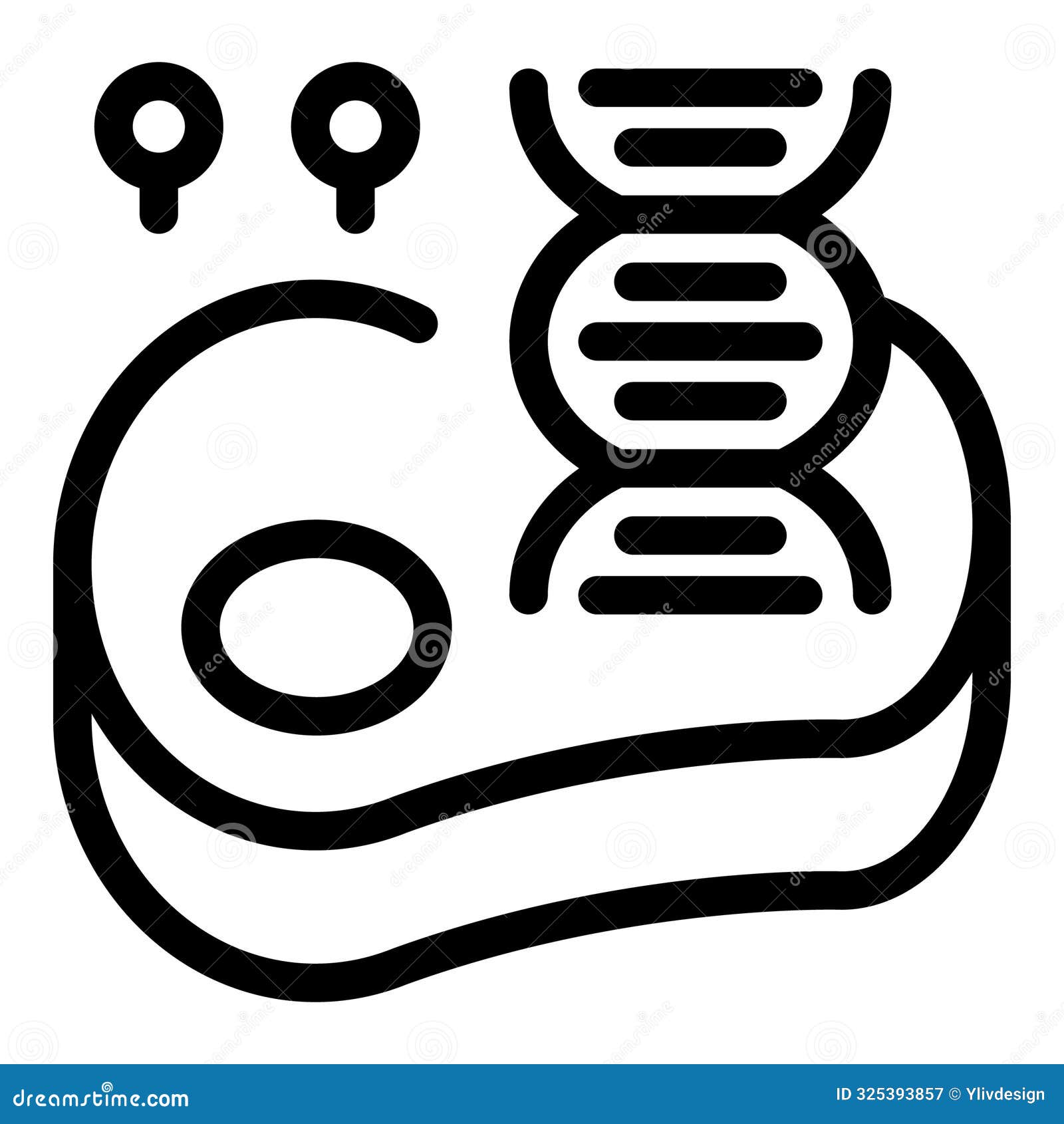 Laboratory is Studying Meat Genetic Modification Icon Stock ...