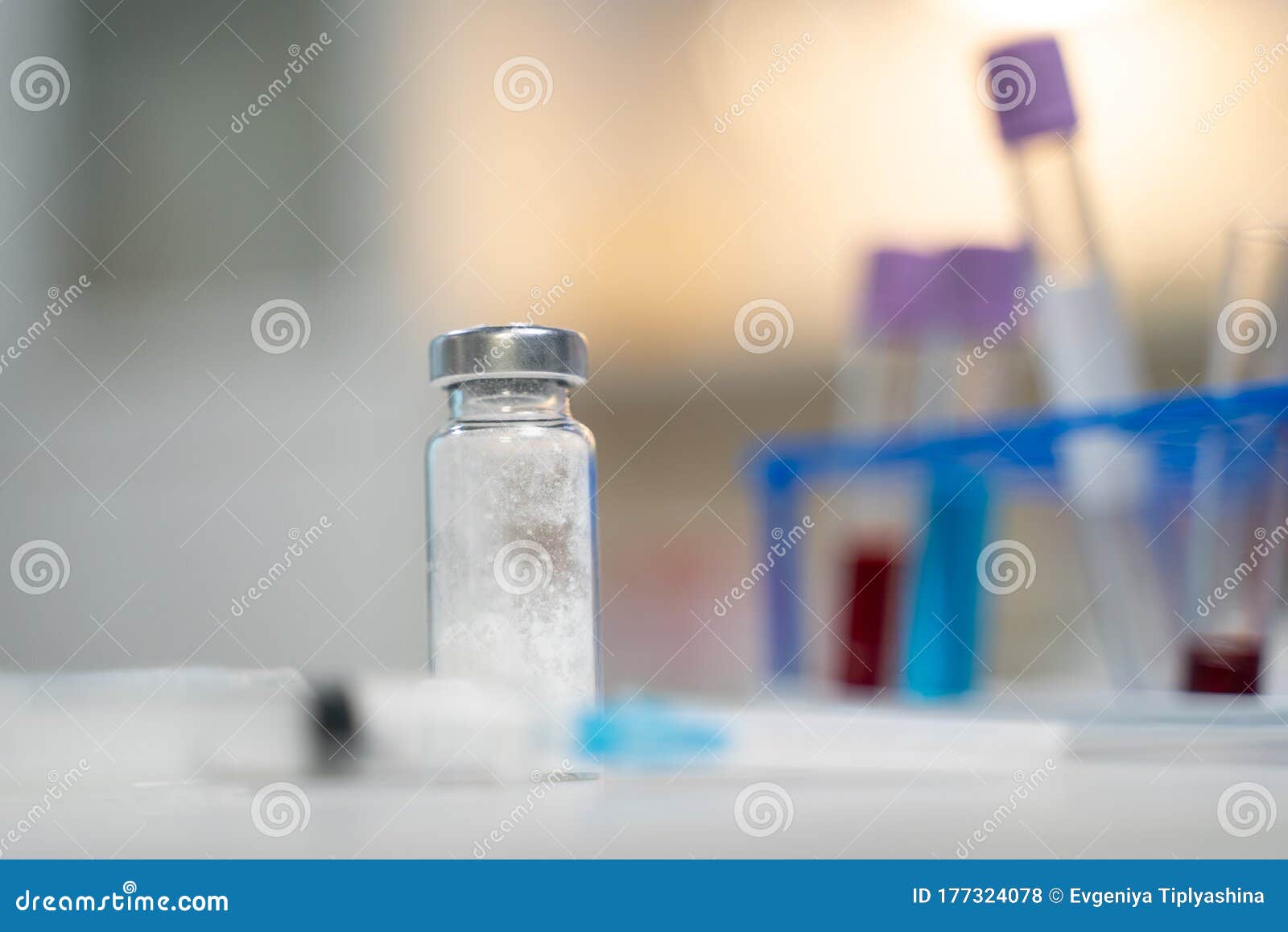 A laboratory table stock photo. Image of chemistry, beaker - 177324078