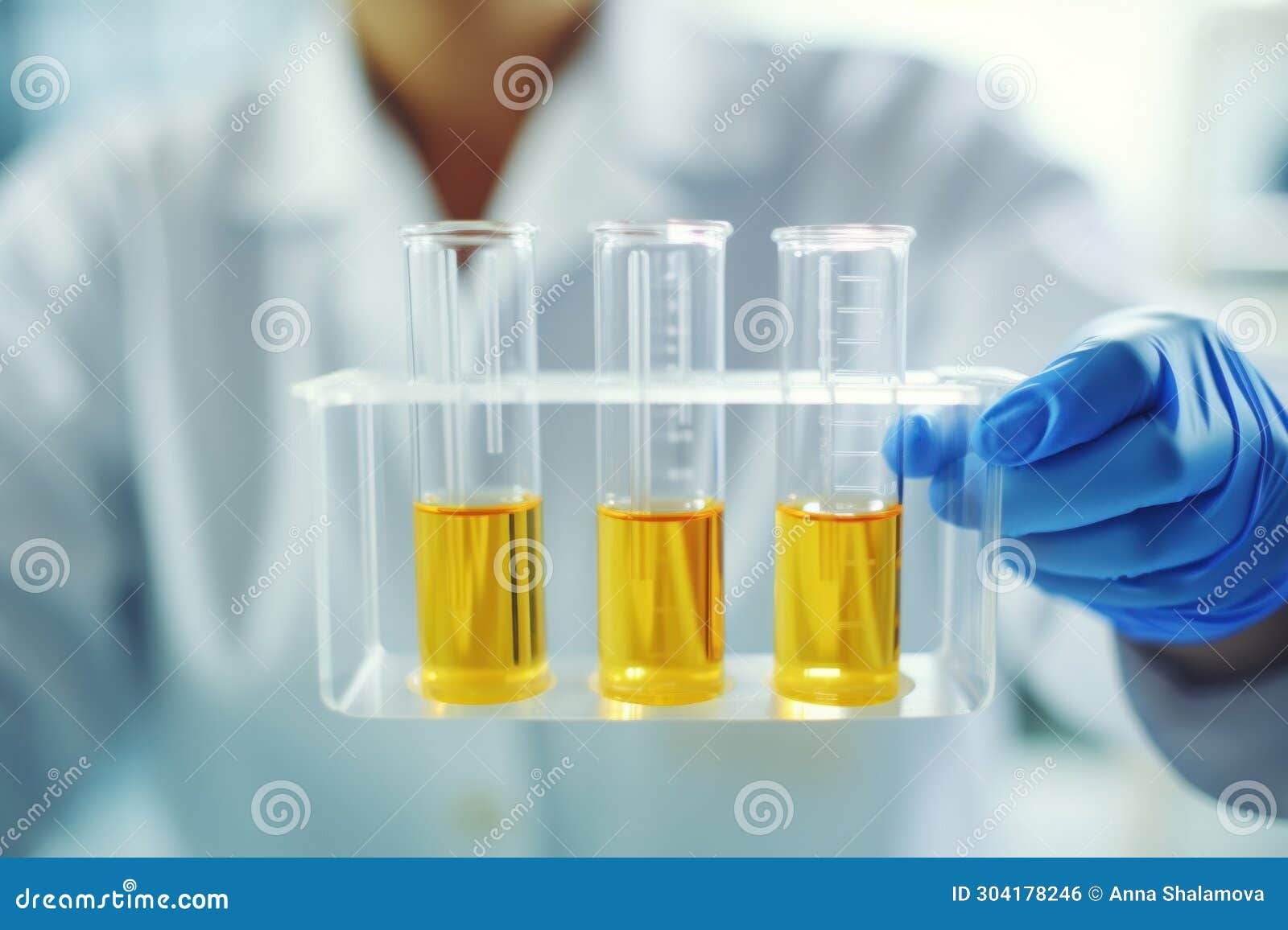 Urine Samples Colors Dehydration Chart Specimen Test Tubes Yellow ...