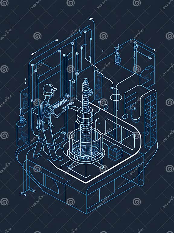 Laboratory Technician Assembling a Complex Apparatus for a Cutting-edge ...