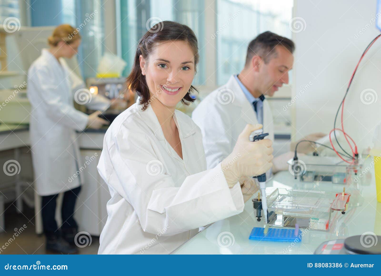Laboratory Technician in Lab Stock Photo - Image of abnormal ...