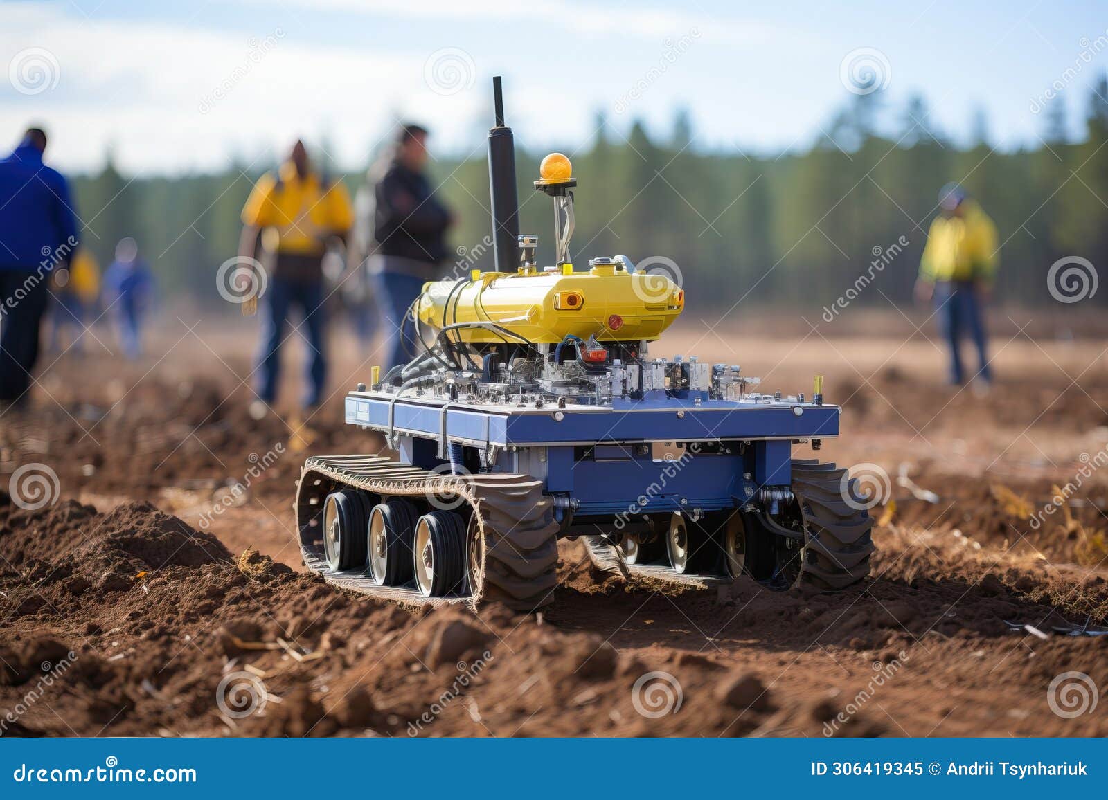 A Laboratory Technician Takes a Soil Sample for Analysis. Remote ...